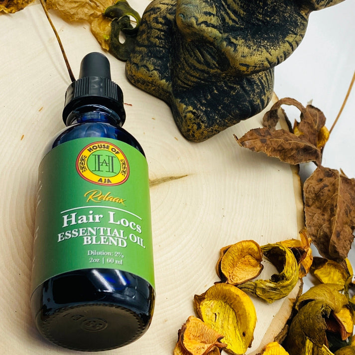Best Natural Oils for Locs | House of Aja Hair Locs Essential Oil Blend